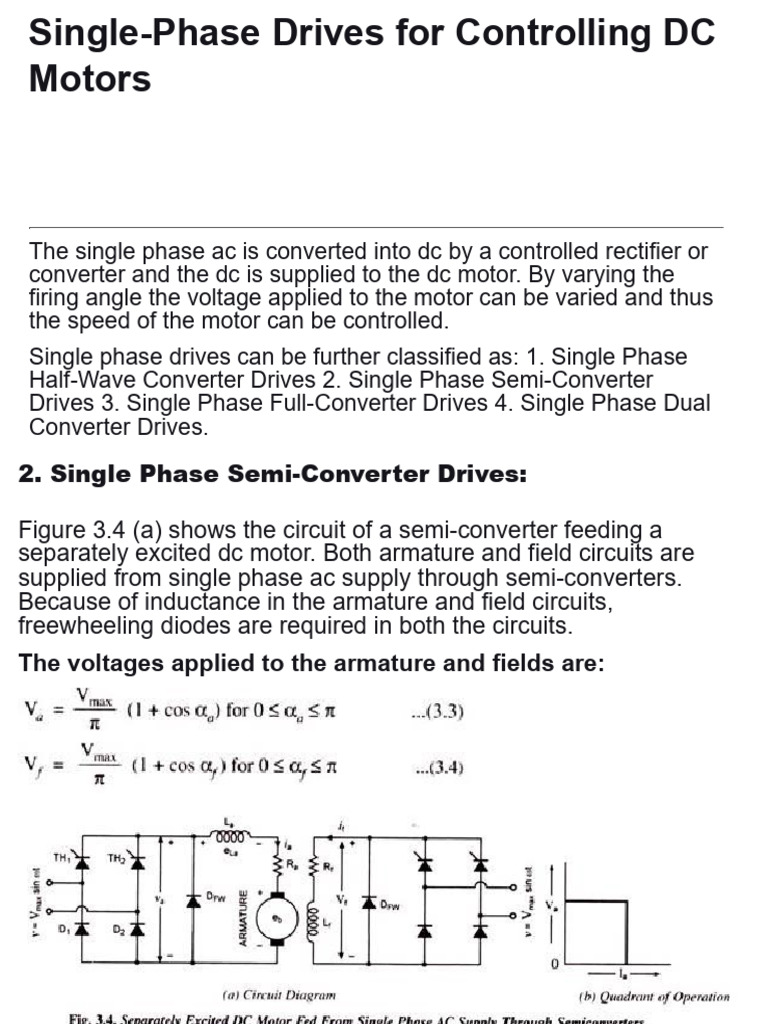 Semi Controlled and Full Controlled Converter | PDF | Electrical ...
