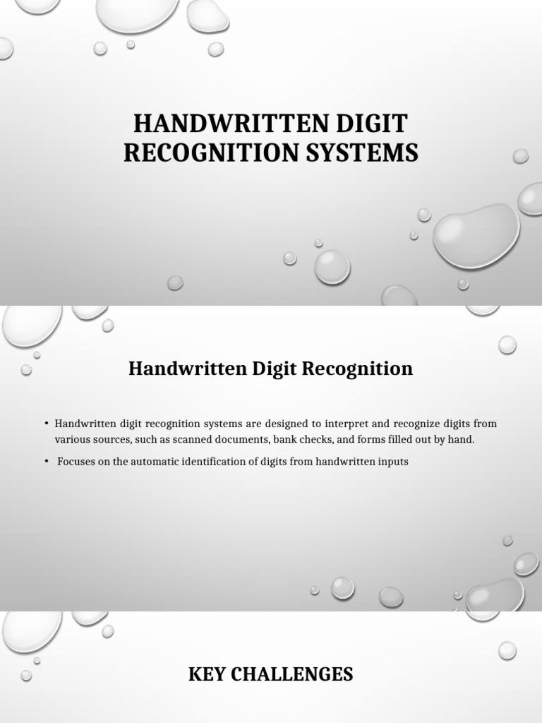 Handwritten Digit Recognition Systems | PDF | Artificial Intelligence | Intelligence (AI ...