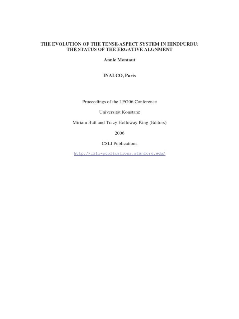 The_evolution_of_Tense_Aspect_system_in | PDF | Grammatical Tense | Verb