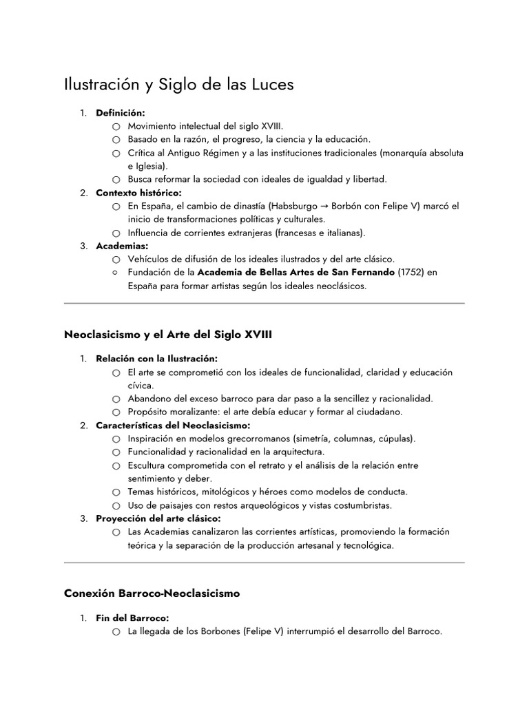 Ilustración y Siglo de Las Luces | PDF