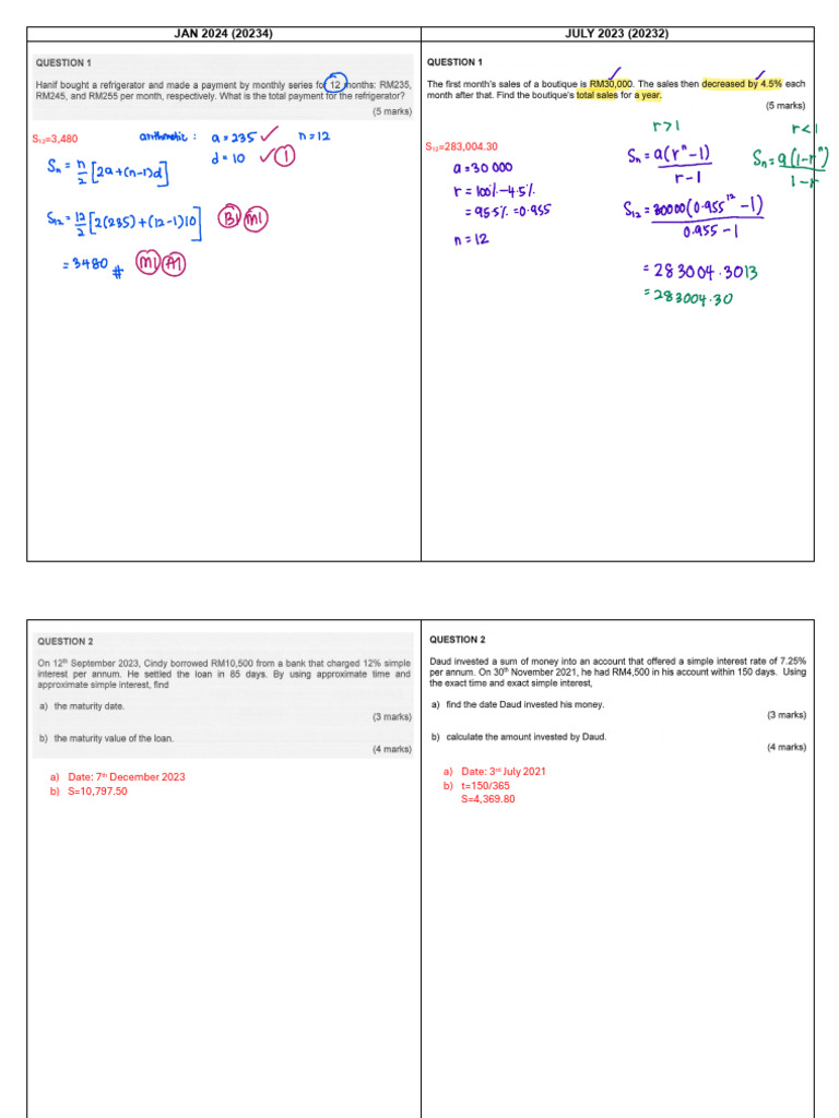 Mat402-Revision-Pyq-Jan 2024 & July 2023 - 27102024 | PDF