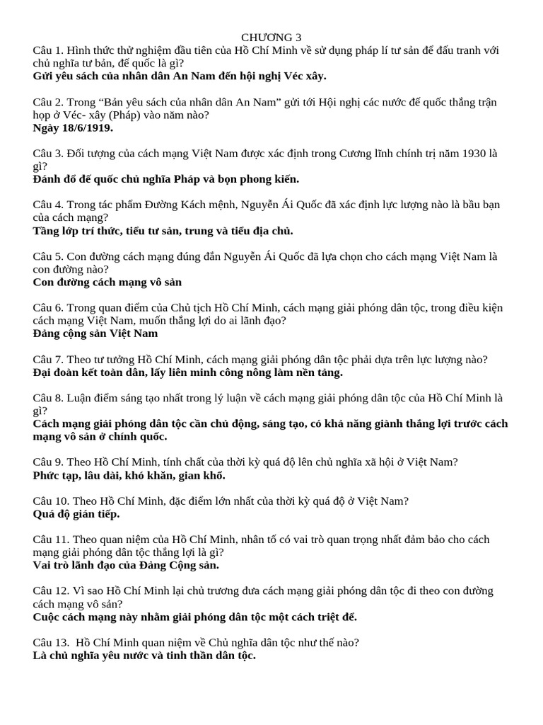 ôn tập TTHCM c3 vs c4 | PDF