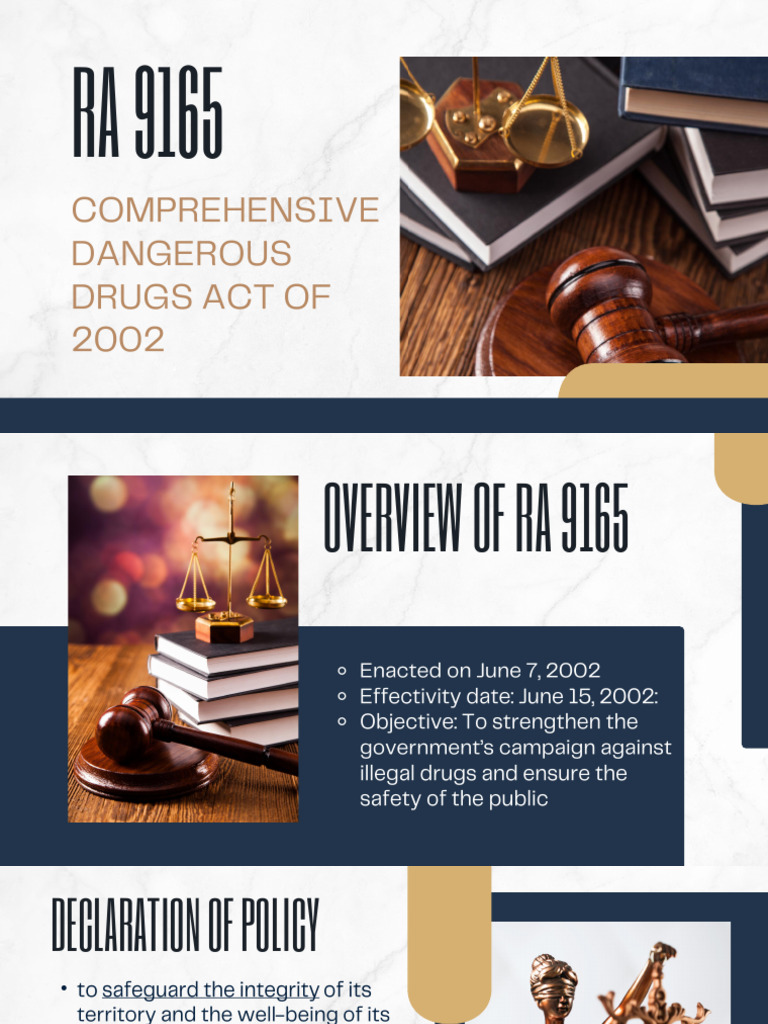 Lecture on Ra 9165 | PDF | Crime & Violence | Crimes