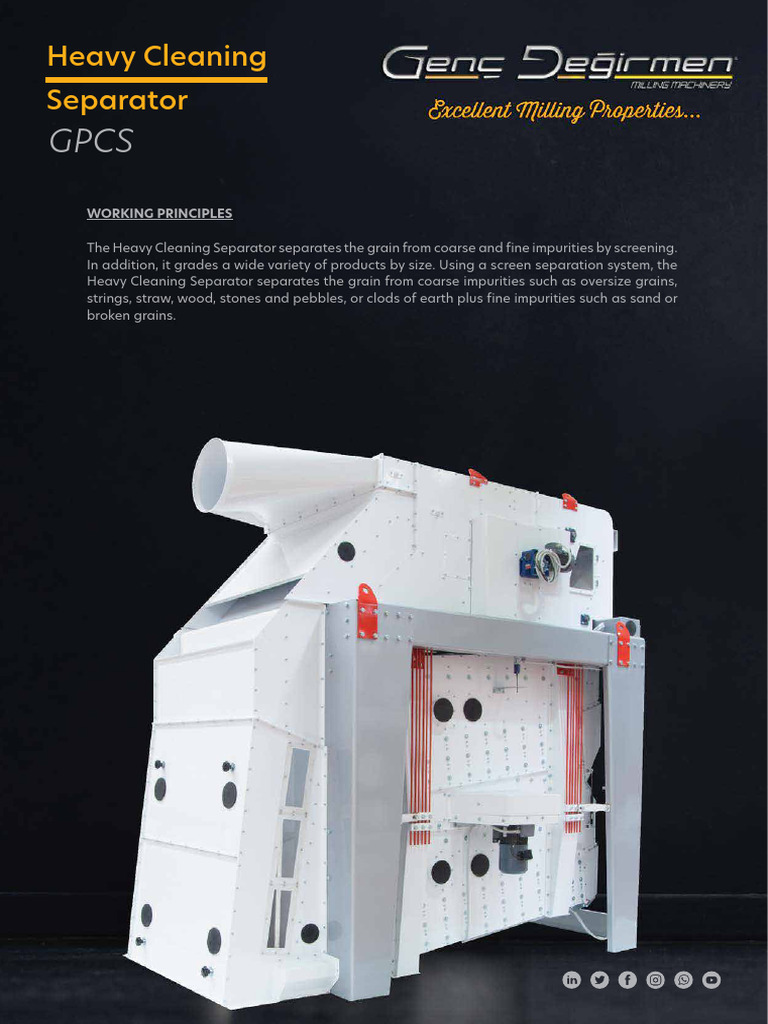 Heavy Cleaning Separator En | PDF | Staple Foods | Agriculture