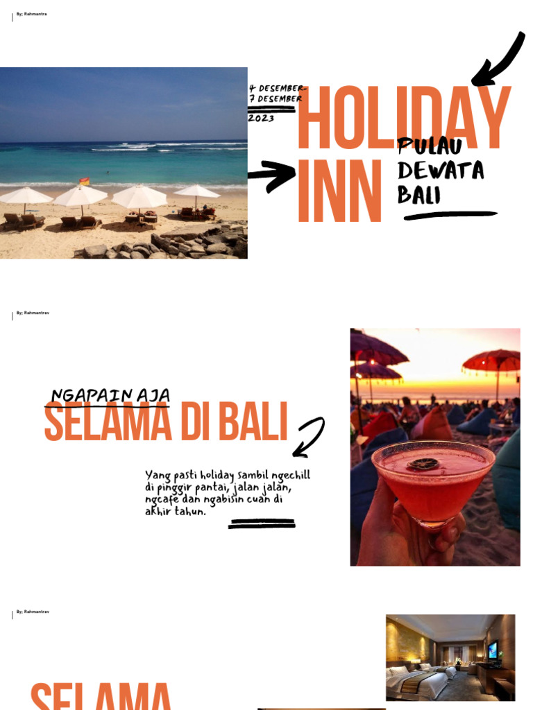 HOLIDAY IN BALI | PDF | Bali