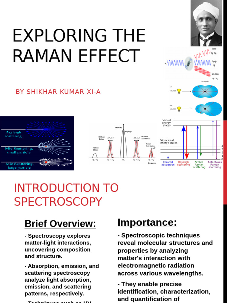 Exploring The Raman Effect | PDF | Raman Spectroscopy | Spectroscopy