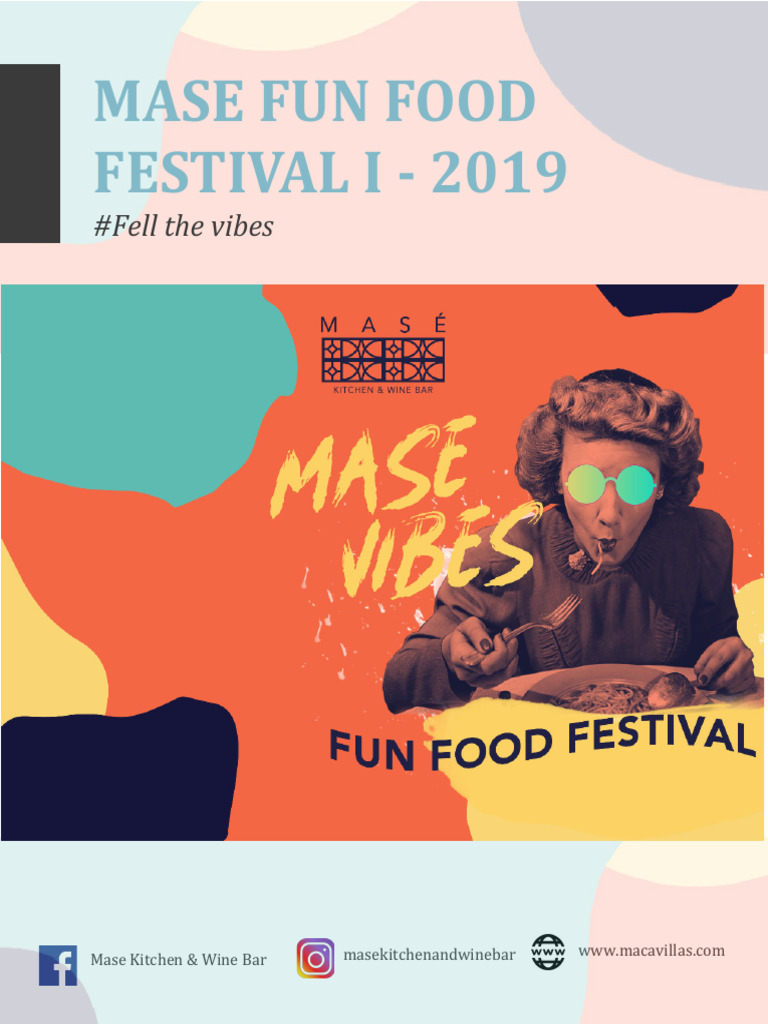 Mase Fun Food Festival I - 2019 | PDF