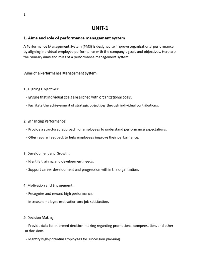 Performance Management Pdf Goal Performance Appraisal