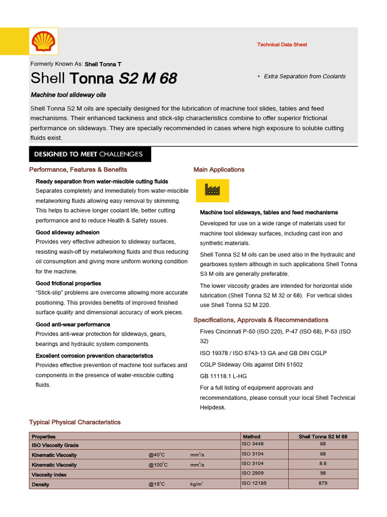 Tonna S2 M 68 TDS ENG | PDF | Applied And Interdisciplinary Physics ...
