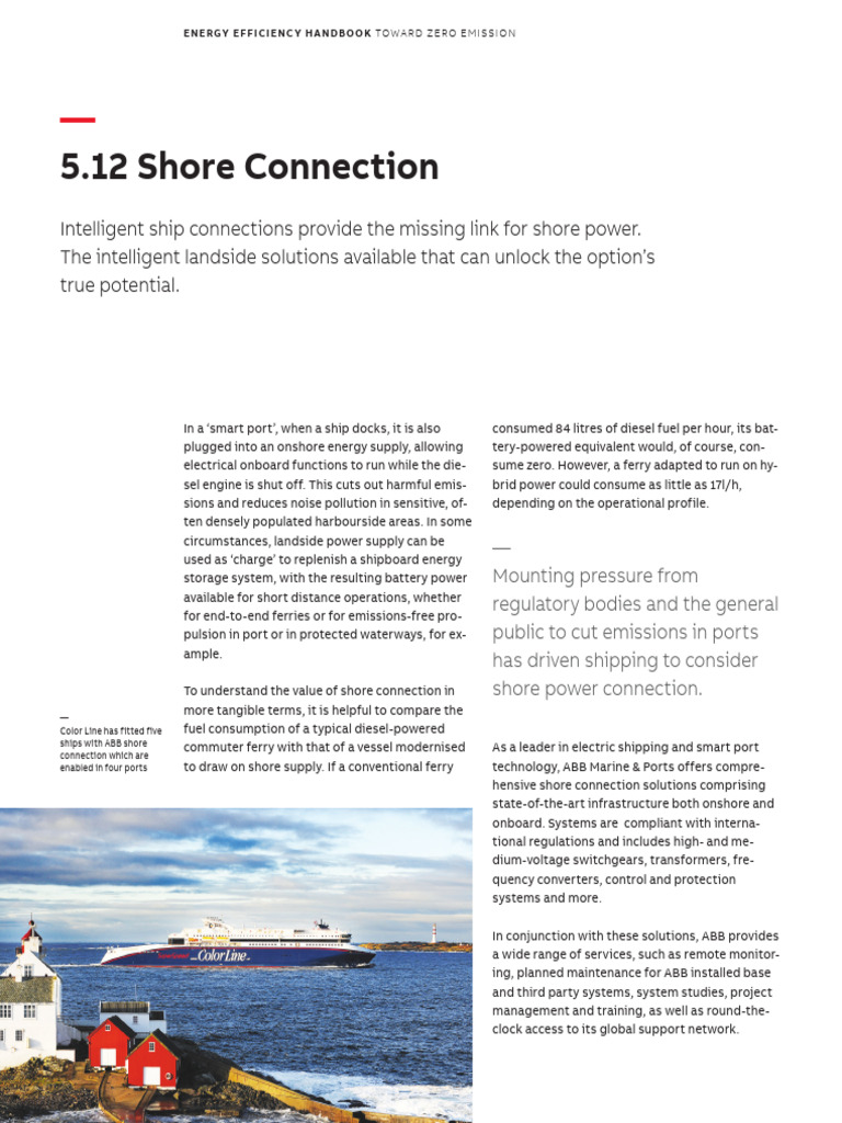 Detailed Description - Shore Connection | PDF | High Voltage | Power Supply