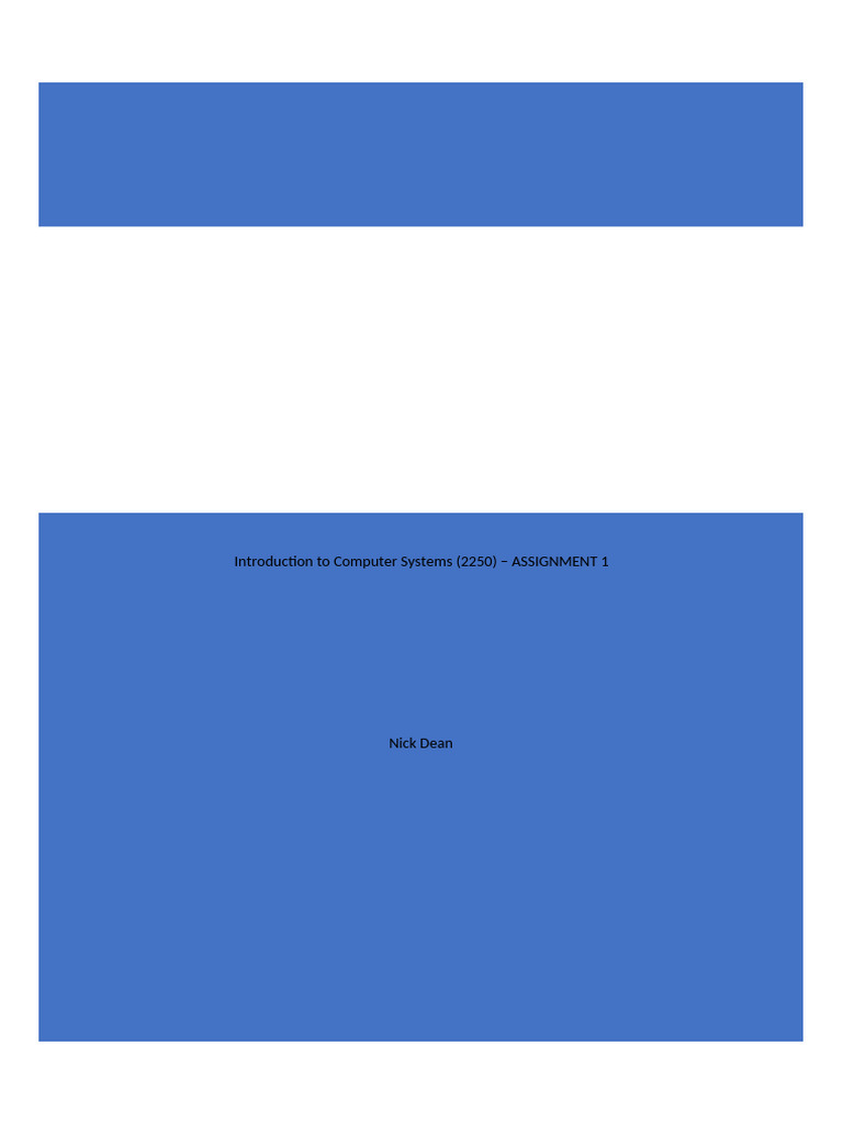Assignment Big | PDF | Arithmetic | Computer Architecture Assignment Big | PDF | Arithmetic | Computer Architecture