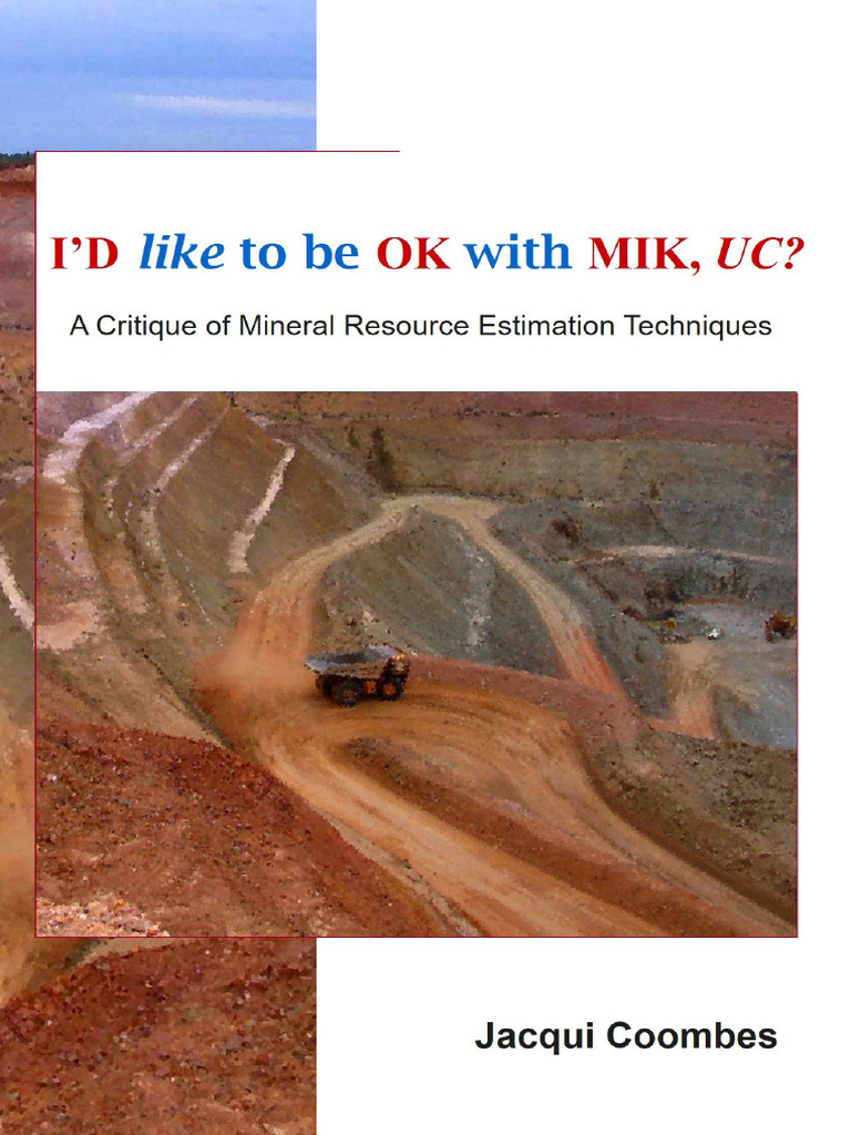 Geokniga Id Be Ok Mik Uc Critique Mineral Resource Estimation ...