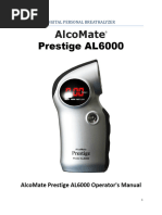 Alcolizer LE5 Alcohol Tester User Manual v25 | PDF | Battery Charger