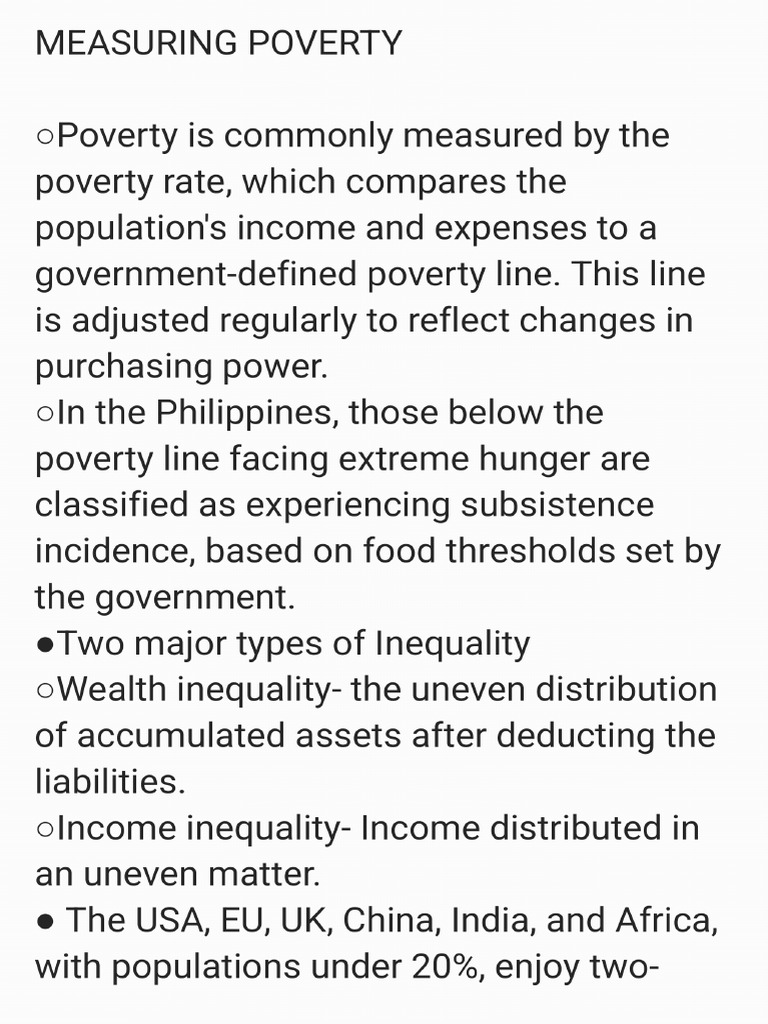 Nikki Measuring Poverty | PDF