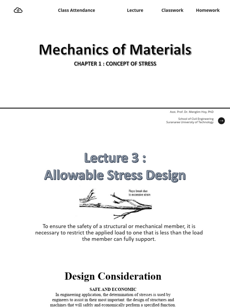 Understanding Stress in Engineering Design | PDF | Strength Of ...
