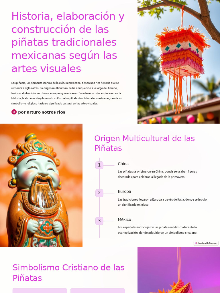 Historia Elaboracion y Construccion de Las Pinatas Tradicionales ...