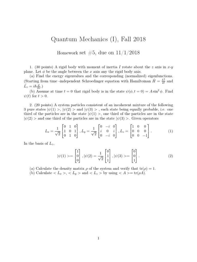HW5_2018F | PDF