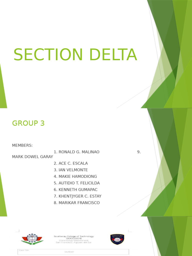 SECTION-DELTA | PDF