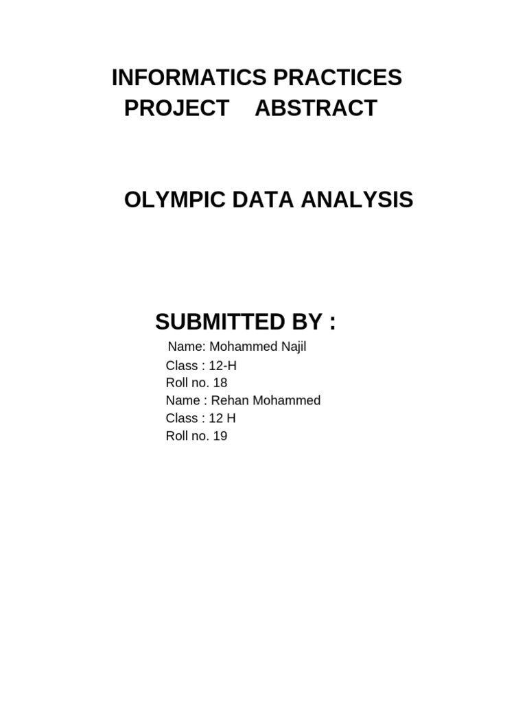 IP ABSTARCT 2 | PDF | Data | Data Analysis