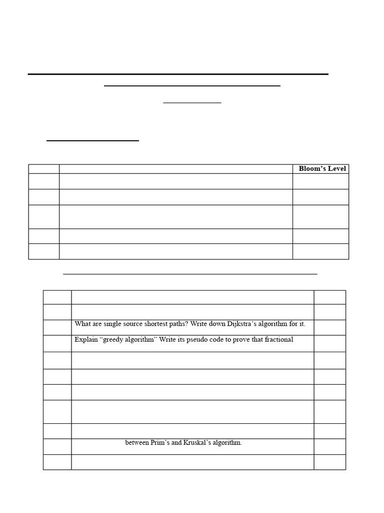 BCS 503 DAA Assignment 3 | PDF | Algorithms | Combinatorics