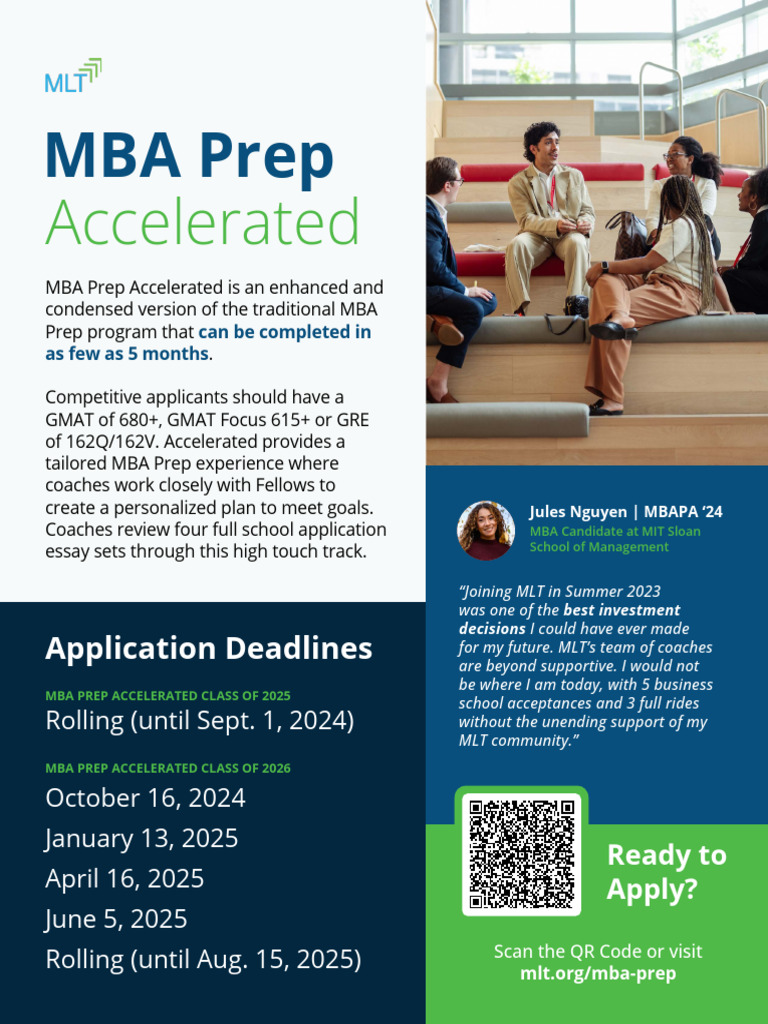 MBA Prep Accelerated Flyer 20242025 | PDF