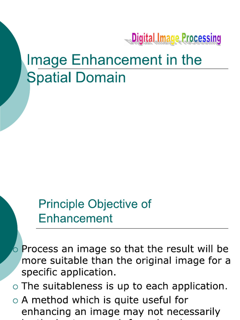 Image Enhancement_Point_Processing | PDF