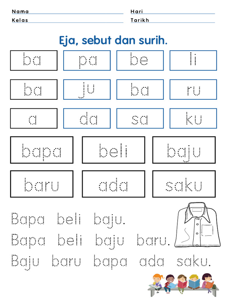 Kemahiran 5.1 - Baca & Surih Petikan KVKV | PDF