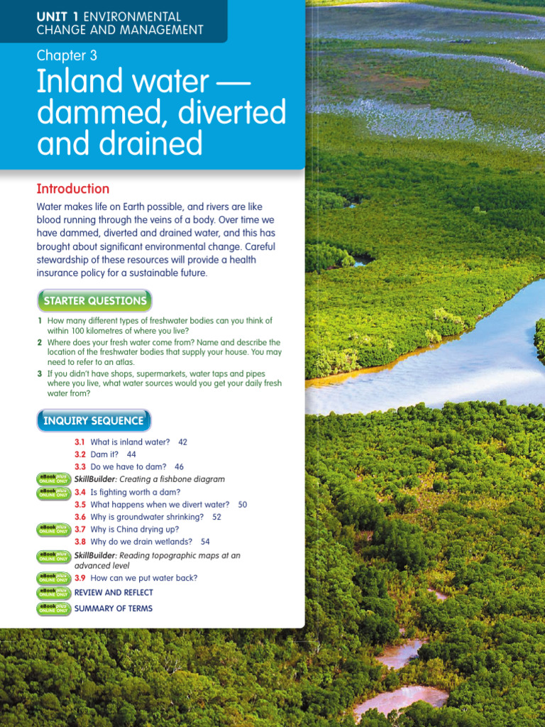 Inland Water Management and Challenges | PDF | River | Groundwater