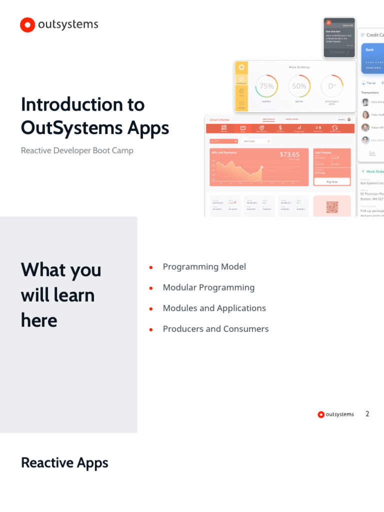 OutSystems Reactive Apps Boot Camp Guide | PDF | Mobile App | World ...