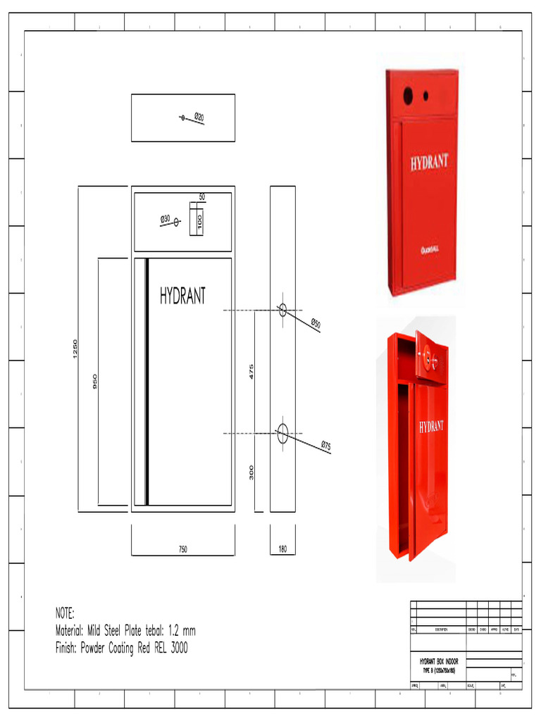 Detail Hydrant Box Indoor Type B | PDF