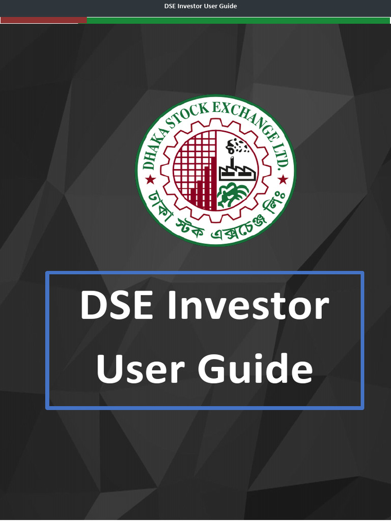 DSE-Investor User Guide | PDF | Mobile App | Ios