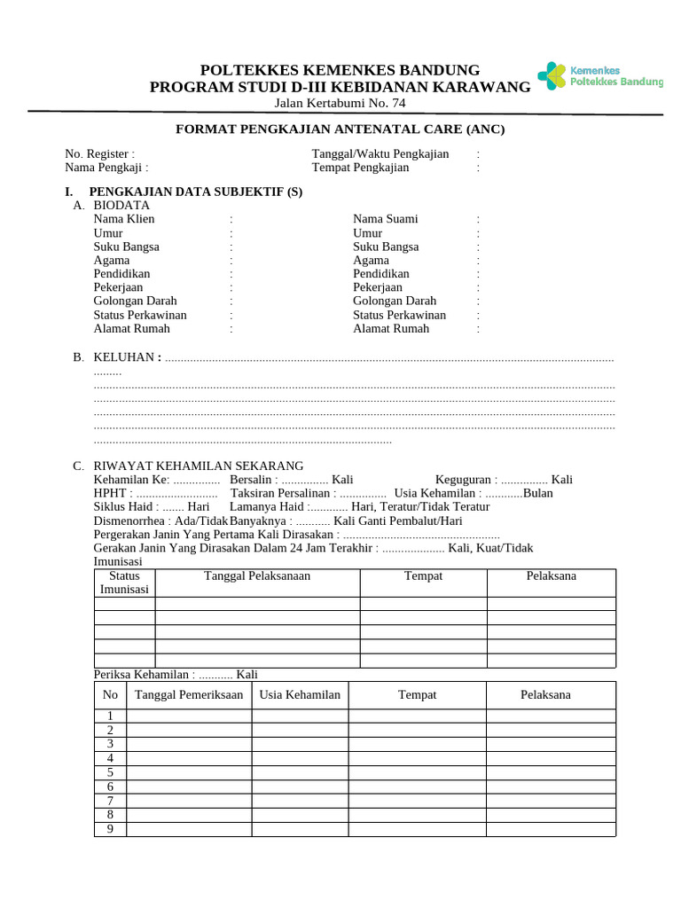 Format Soap Anc | PDF