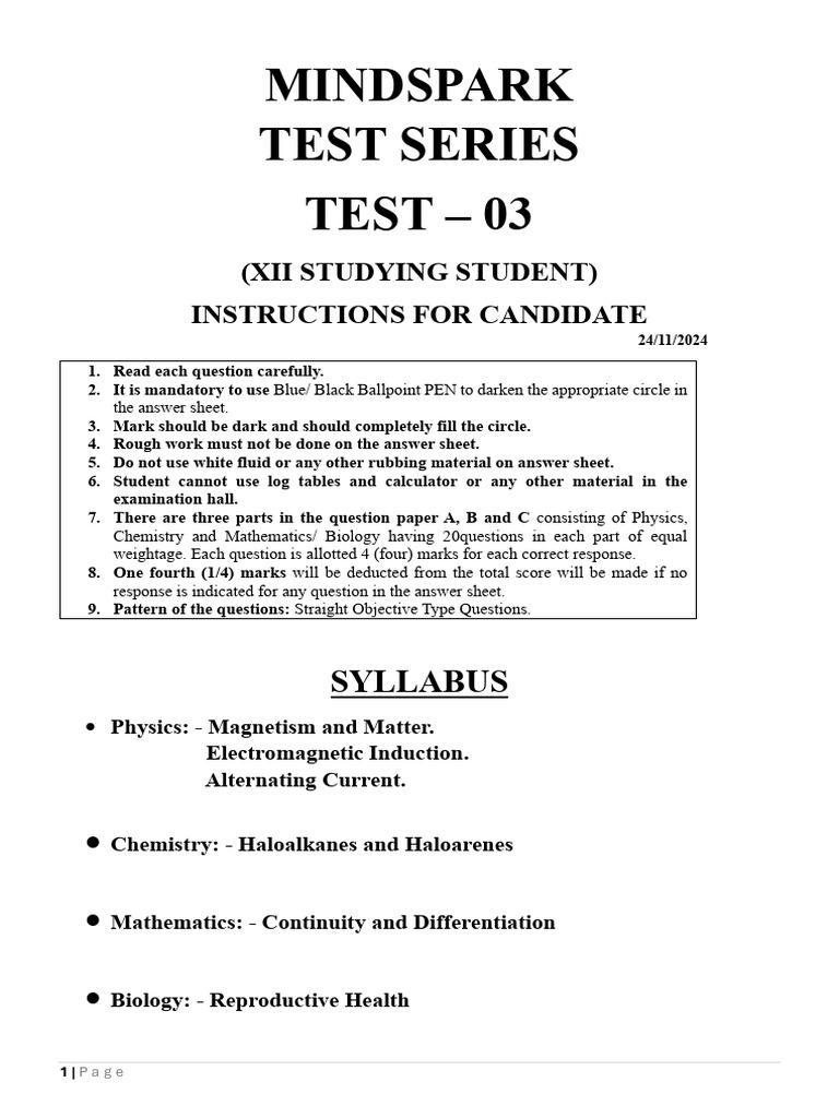 class 12 | PDF | Applied And Interdisciplinary Physics | Physical Sciences