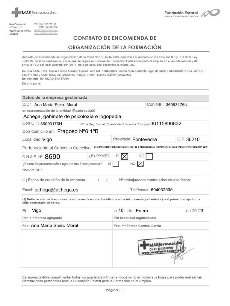 Contrato Encomienda | PDF | Contabilidad | Gobierno