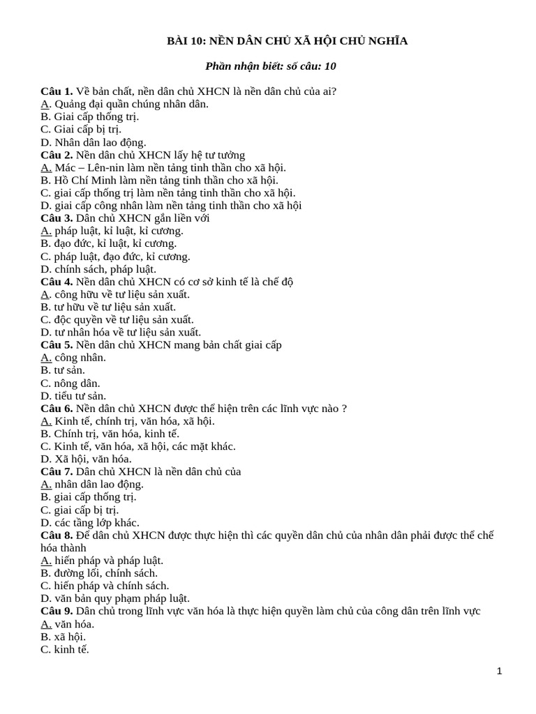 Bài 10 GDCD 11 | PDF