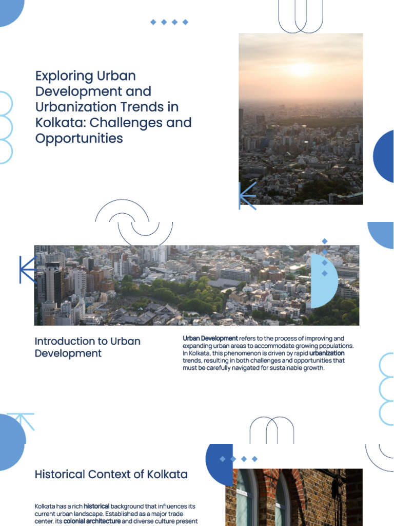 Slidesgo Exploring Urban Development and Urbanization Trends in Kolkata ...