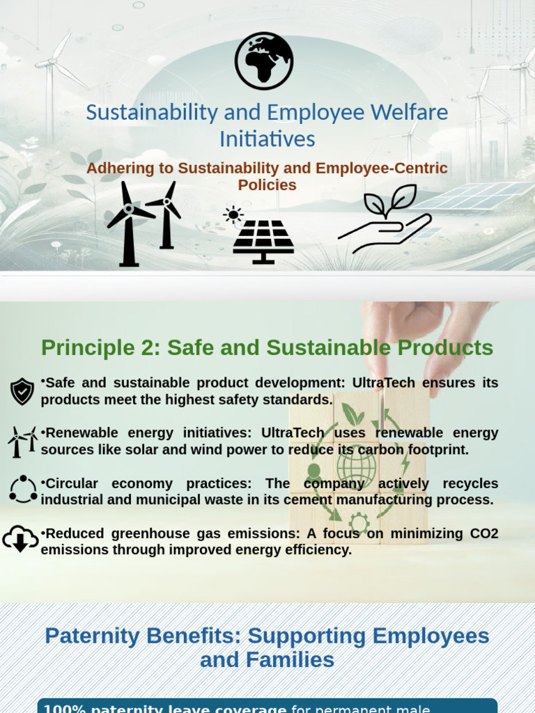 Sustainable Products & Employee Welfare | PDF