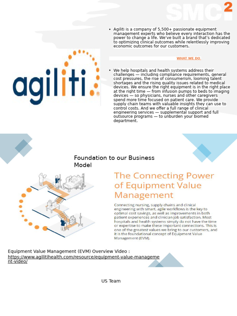 Agiliti Overview | PDF | Logistics | Hospital