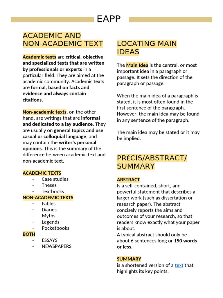 EAPP | PDF | Citation | Apa Style