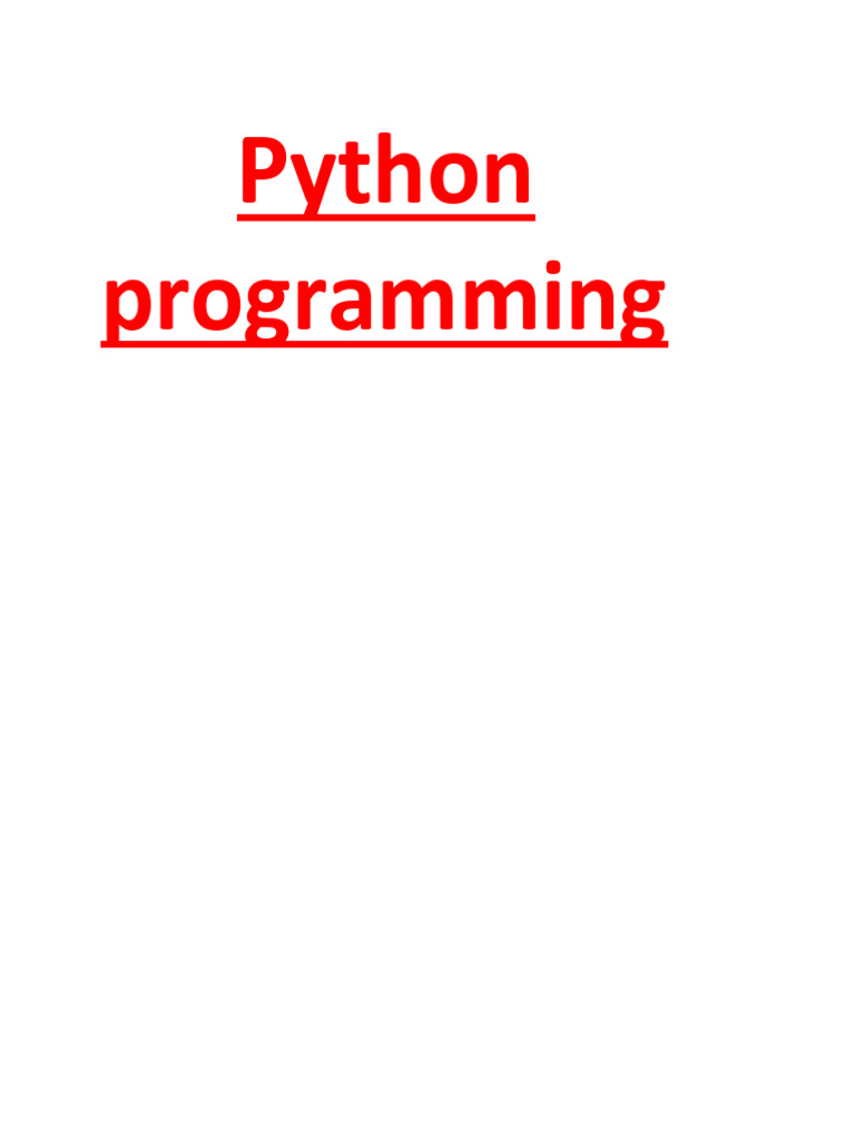 Python Programming (Importing Modules) | PDF