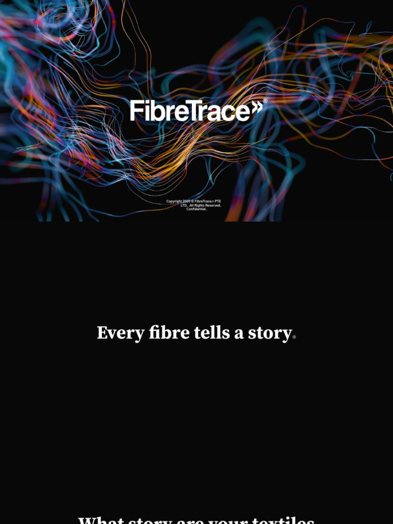 FibreTrace Introduction Presentation - Nov | PDF | Textile ...