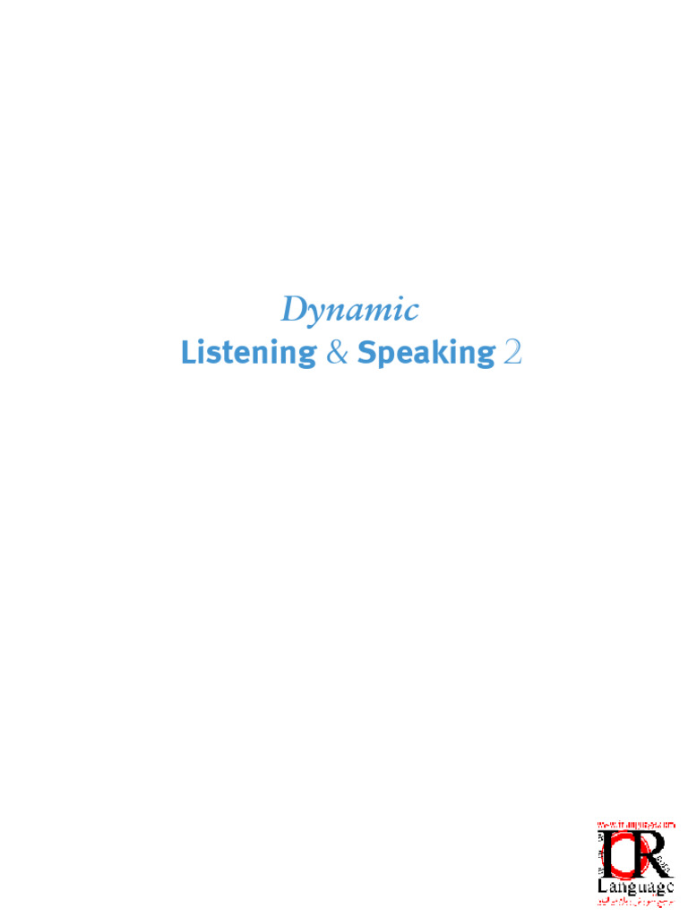 Dynamic Listening & Speaking 2 Guide | PDF