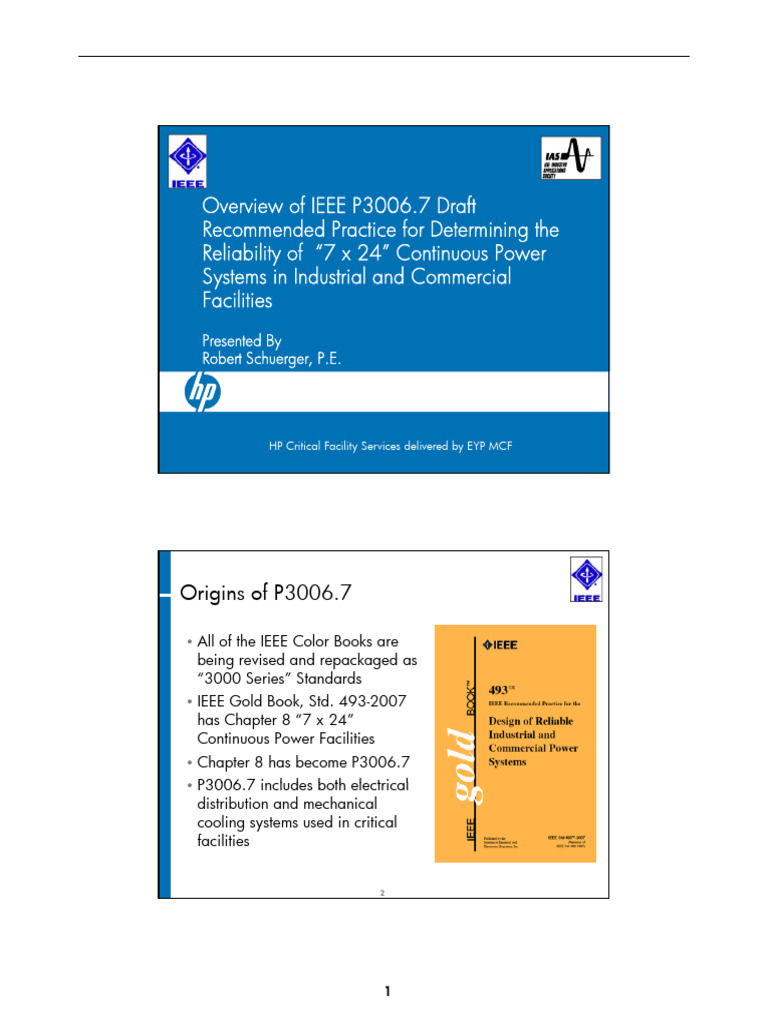 Ieee STD p3006.7 Presentation | PDF | Reliability Engineering | Software Quality