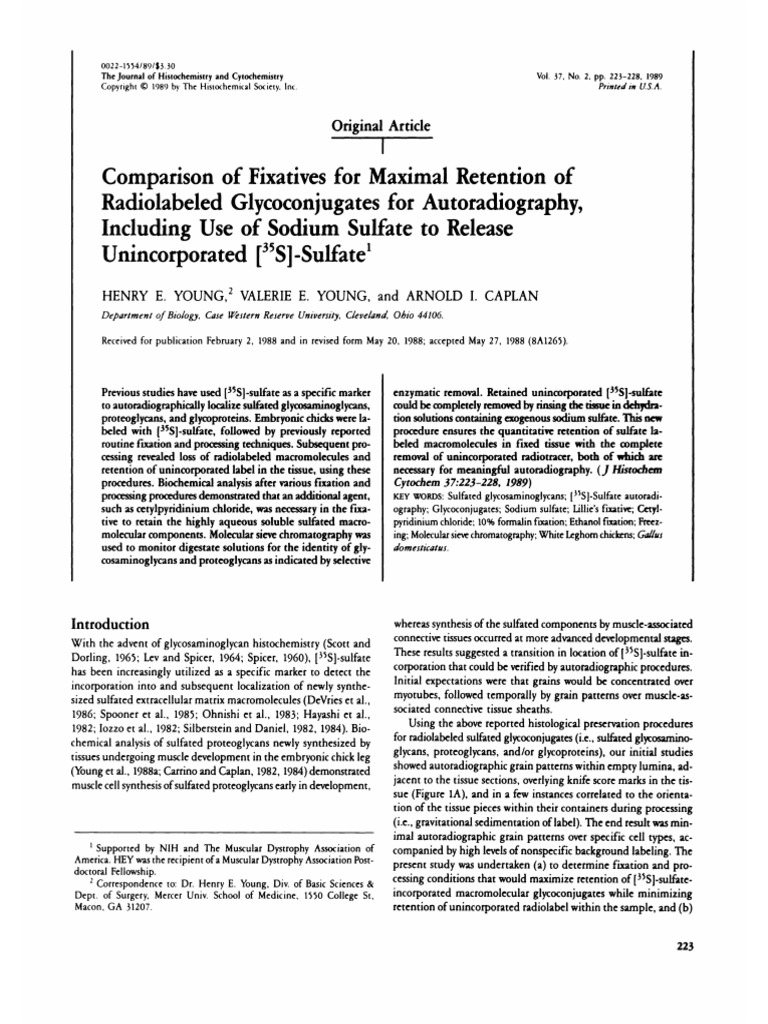 Comparison of Fixatives | PDF | Fixation (Histology) | Buffer Solution