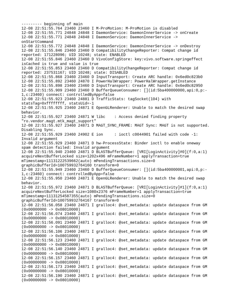 Com.tapatap.loader Logcat | PDF | Software | Computing