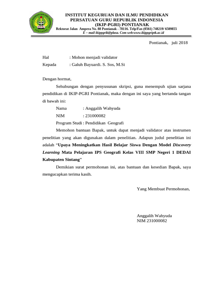 Lembar Validator | PDF