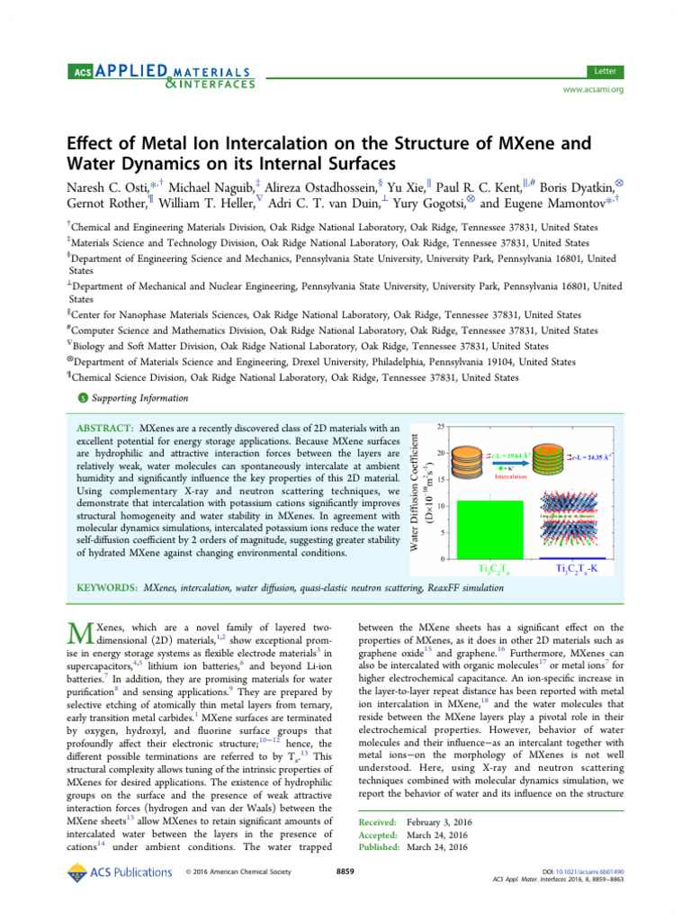 osti-et-al-2016-effect-of-metal-ion-intercalation-on-the-structure-of-mxene-and-water-dynamics ...