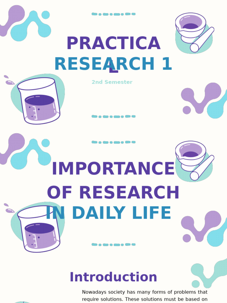 Purple Green Abstract Professional Research Presentation | PDF ...