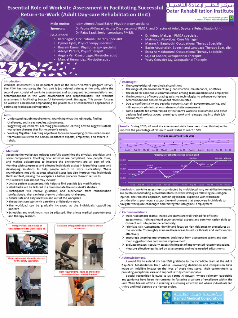 Worksite Assessment for Return-to-Work | PDF | Physical Therapy | Learning