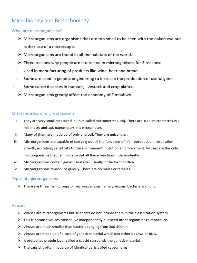Microorganisms in Biotechnology | PDF | Microorganism | Recombinant Dna